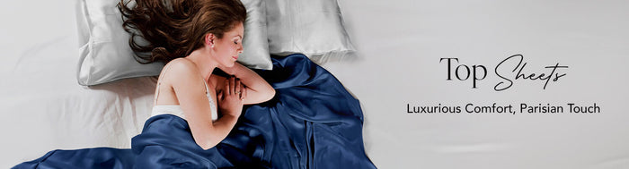 Stoa Paris Top Sheets for Bed | Premium Top Sheet Bedding