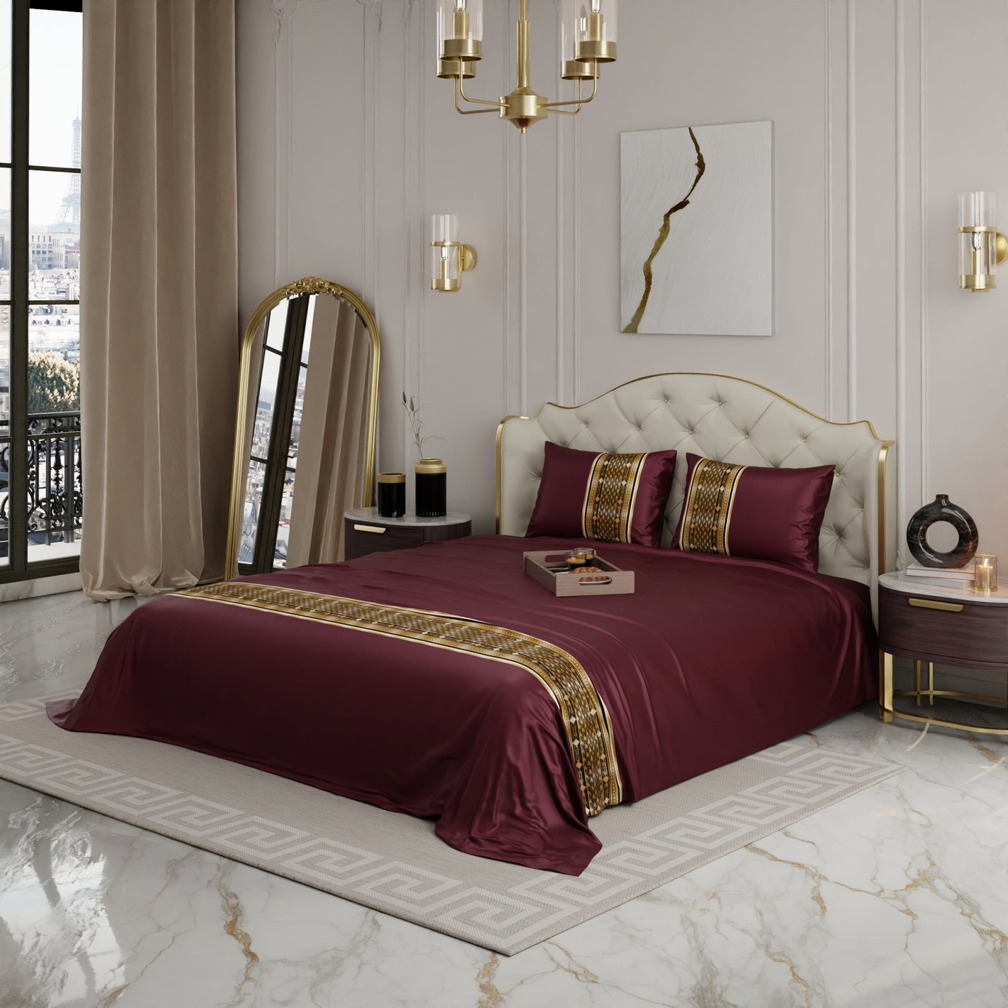 Premium Parisian Bedding - Luxurious Satin Sheets and More – Stoa Paris