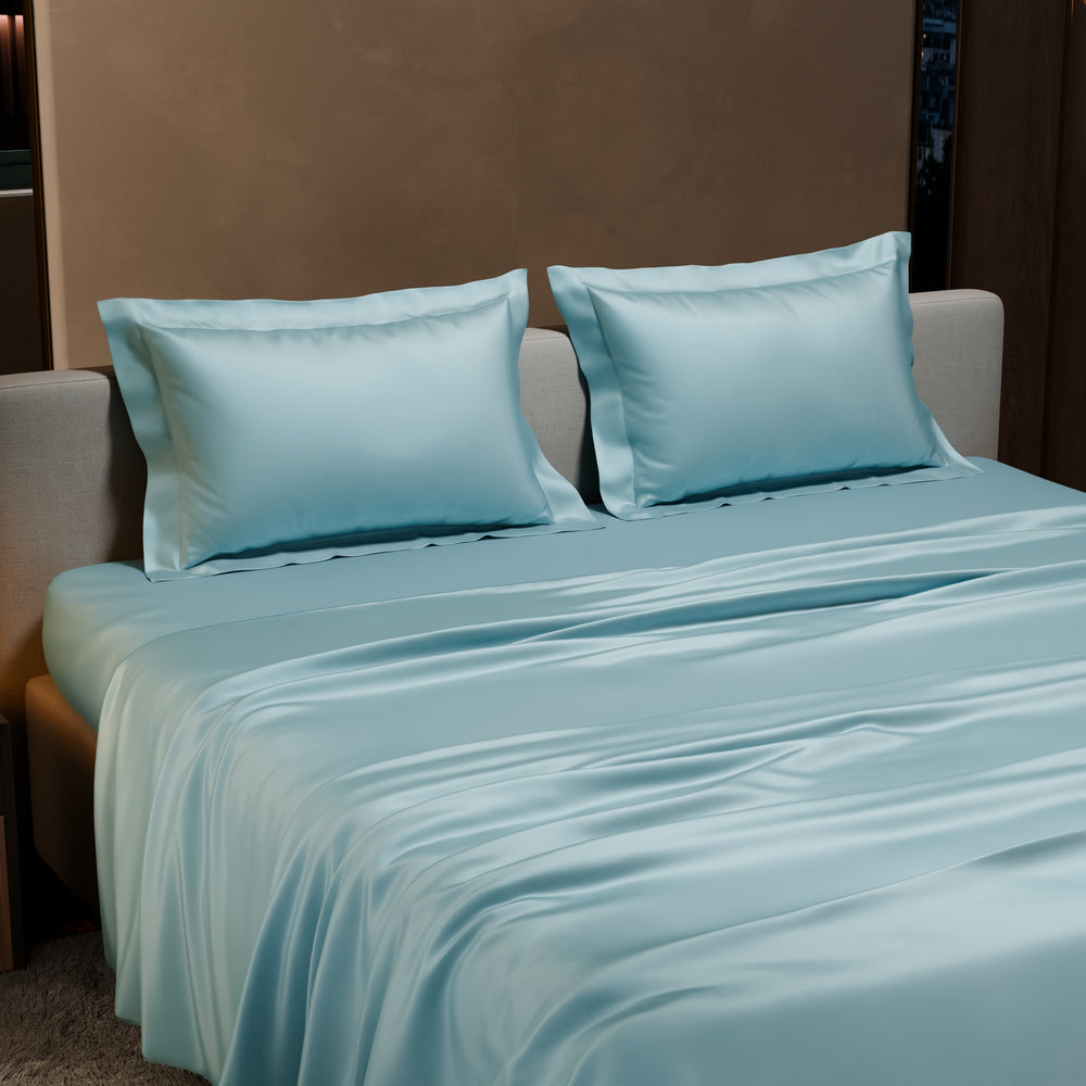 Dreamy Blue Flat Bedsheet Set – Stoa Paris